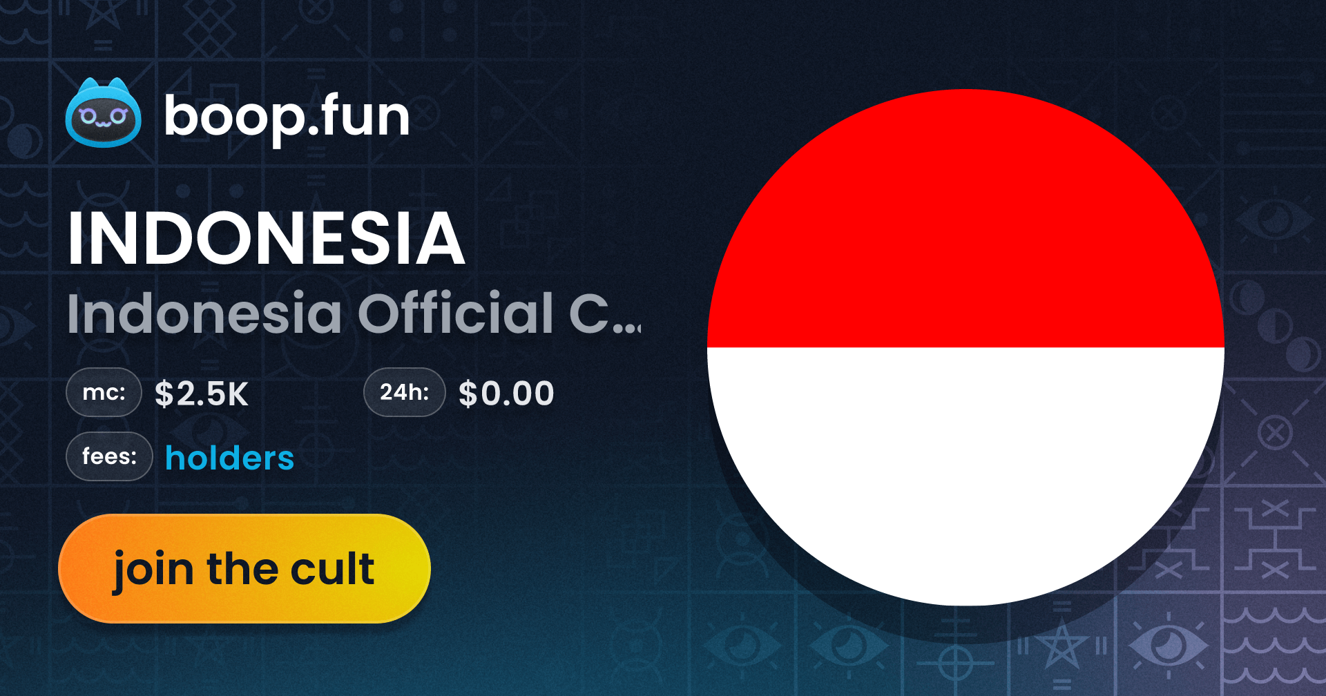 boop | Indonesia Official Coin (INDONESIA)