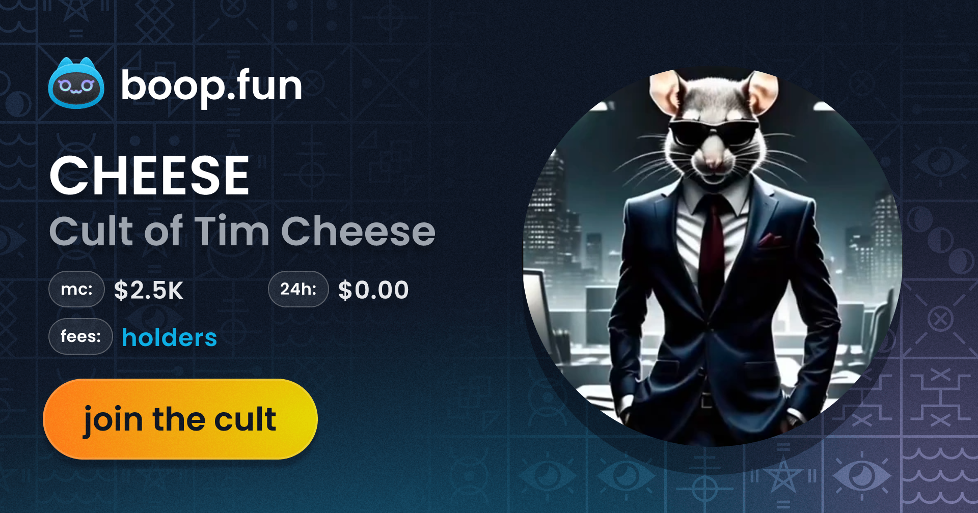 boop | Cult of Tim Cheese (CHEESE)