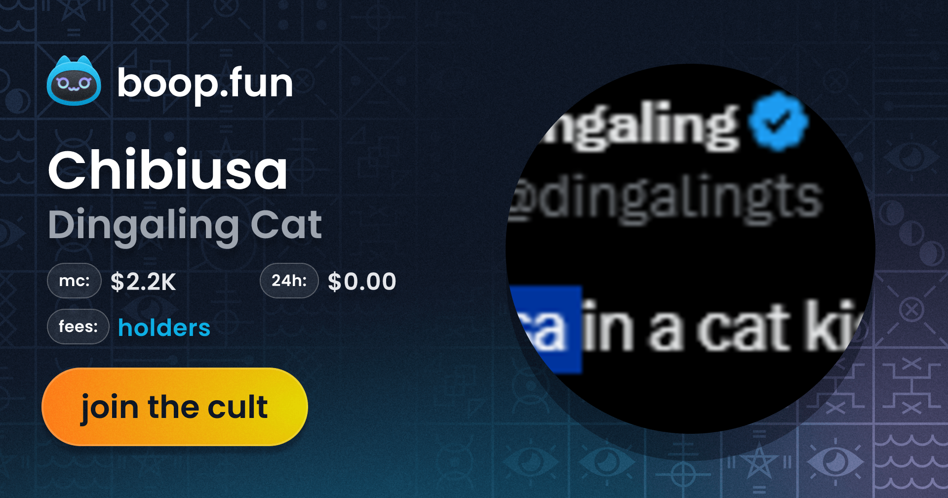 boop | Dingaling Cat (Chibiusa)