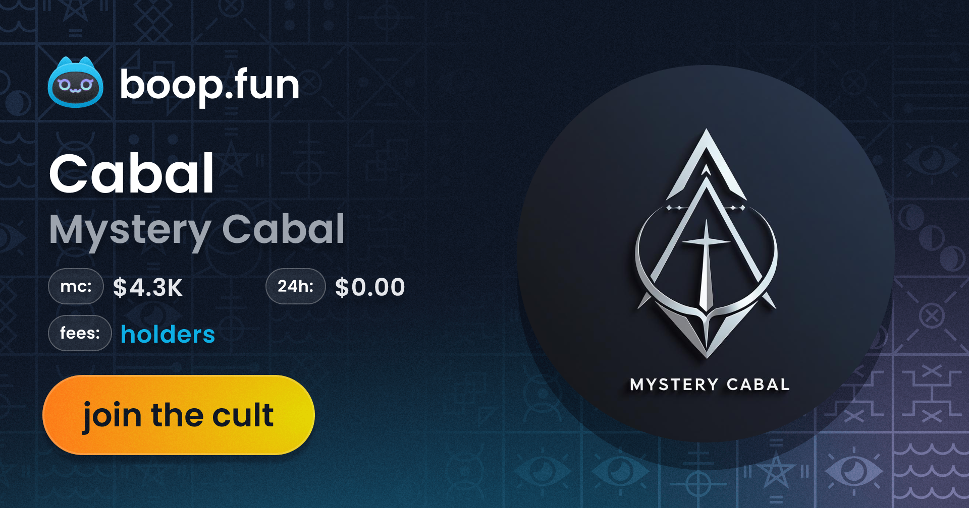 boop | Mystery Cabal (Cabal)